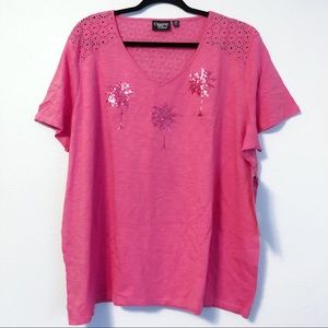 Onque Casuals Tops | Onque Casuals 34 Sleeve Shirt Size Ps | Poshmark